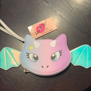 Betsey Johnson Bags | Pink Skull Embossed Mini Purse | Poshmark